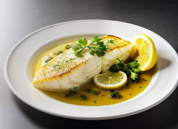 Garlic Butter Lemon Cod - Keep the New Year Resolution Going - The ...